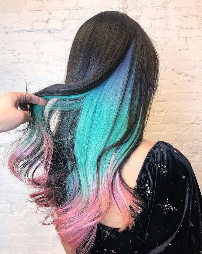 Vivid Color Placement : 20 Funky Ideas to Elevate Your Hair